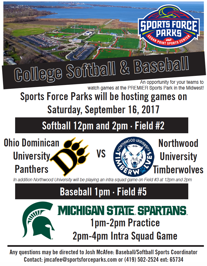 College Teams including MSU coming to Sports Force Parks to play on ...