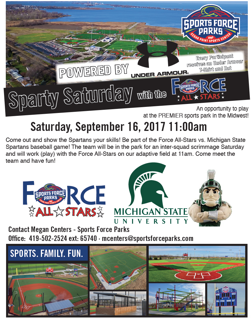 College Teams including MSU coming to Sports Force Parks to play on ...